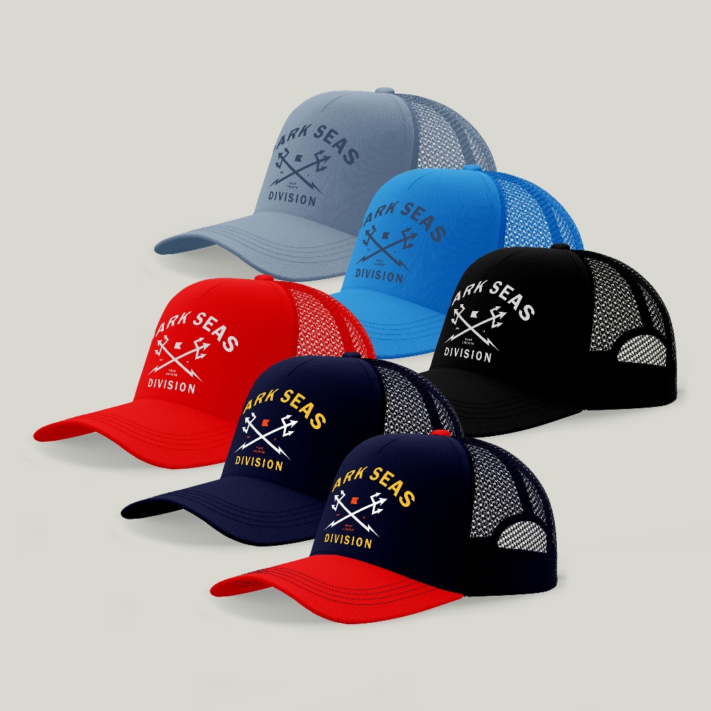 Jual Trucker Dark Seas Mare Liberum | Topi Jaring Clothing Factory ...