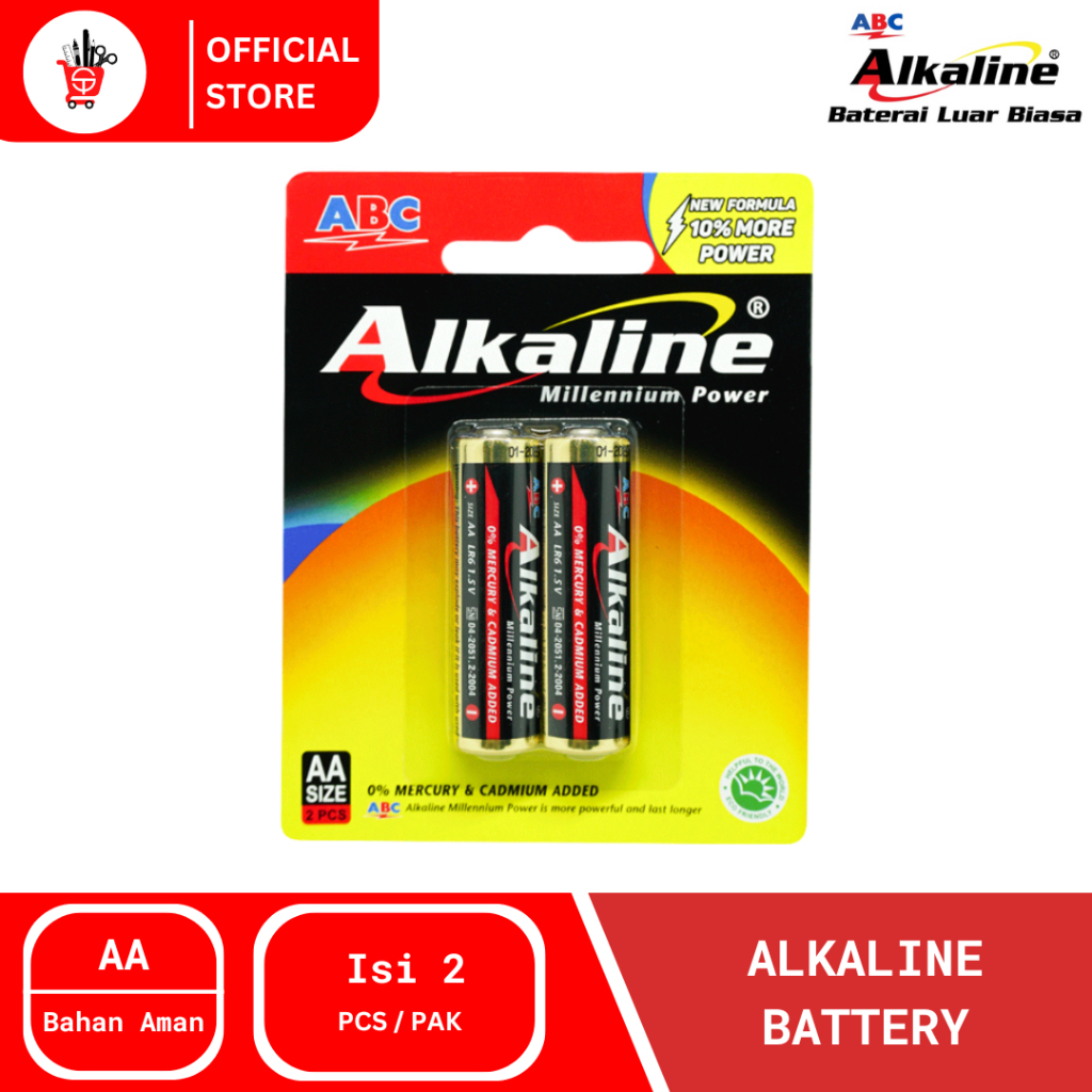 Jual Baterai | Battery ABC Alkaline AA | Shopee Indonesia