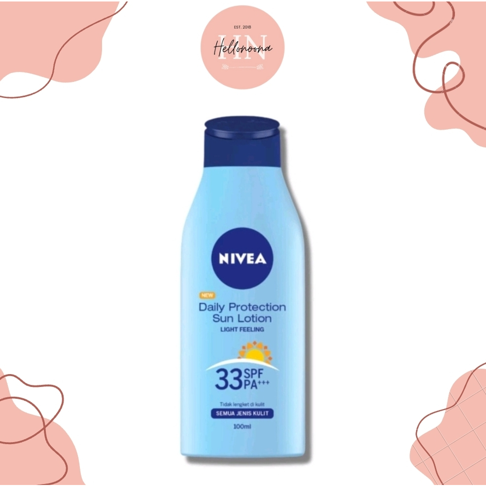 Jual NIVEA - Daily Protection Sun Lotion SPF33 PA+++ 100ml | Shopee ...
