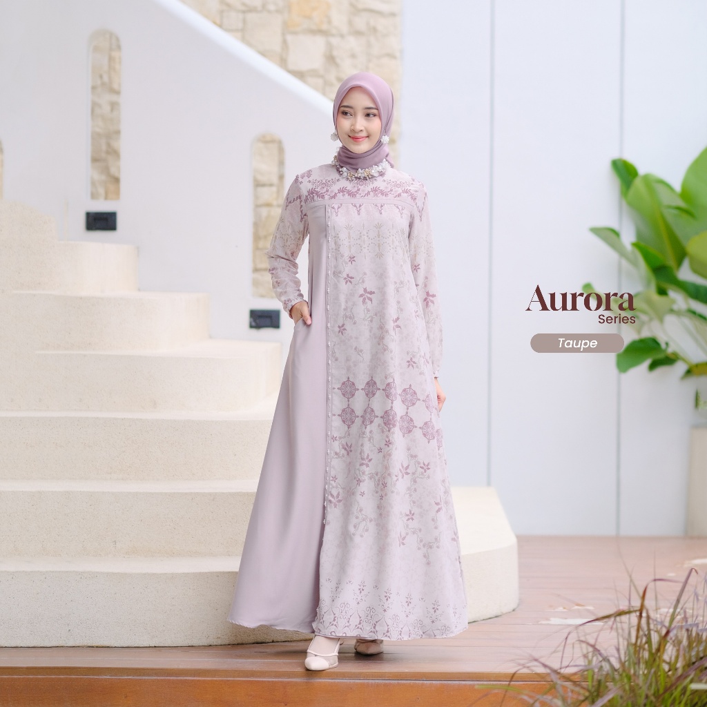 Jual Aurora Gamis Payet Couple Premium Special Series (GAMIS SAJA ...