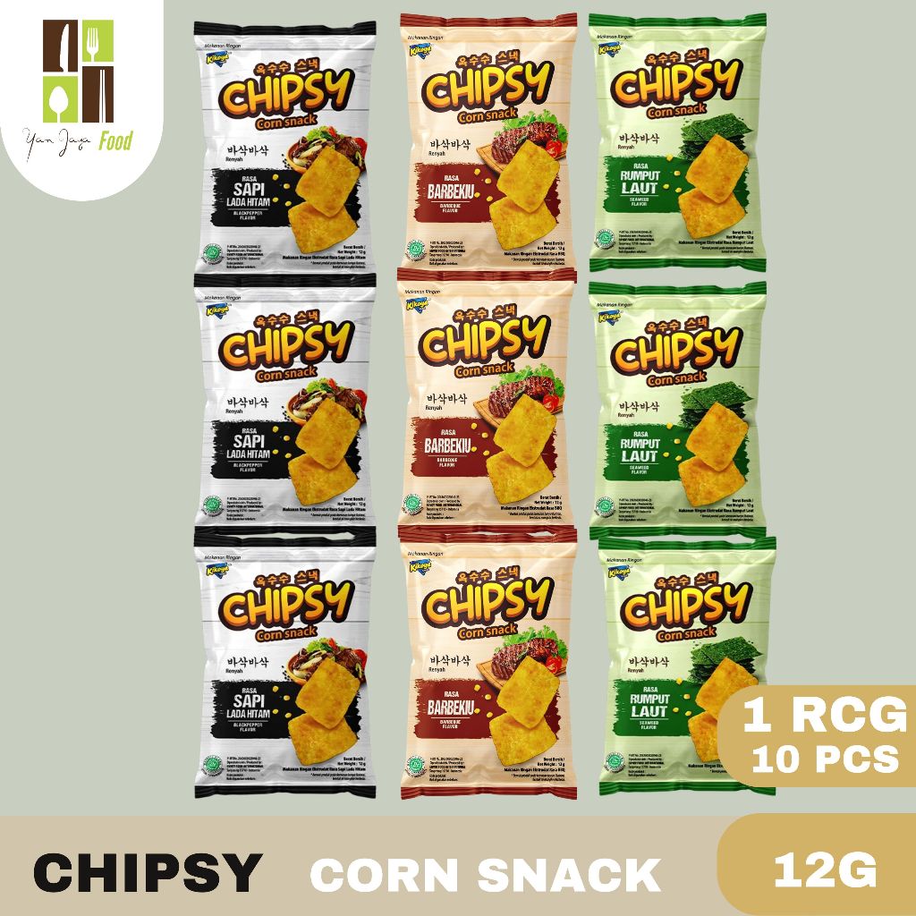 Jual Chipsy Cron Snack / Camilan Jagung Rumput Laut / BBQ / Sapi Lada ...