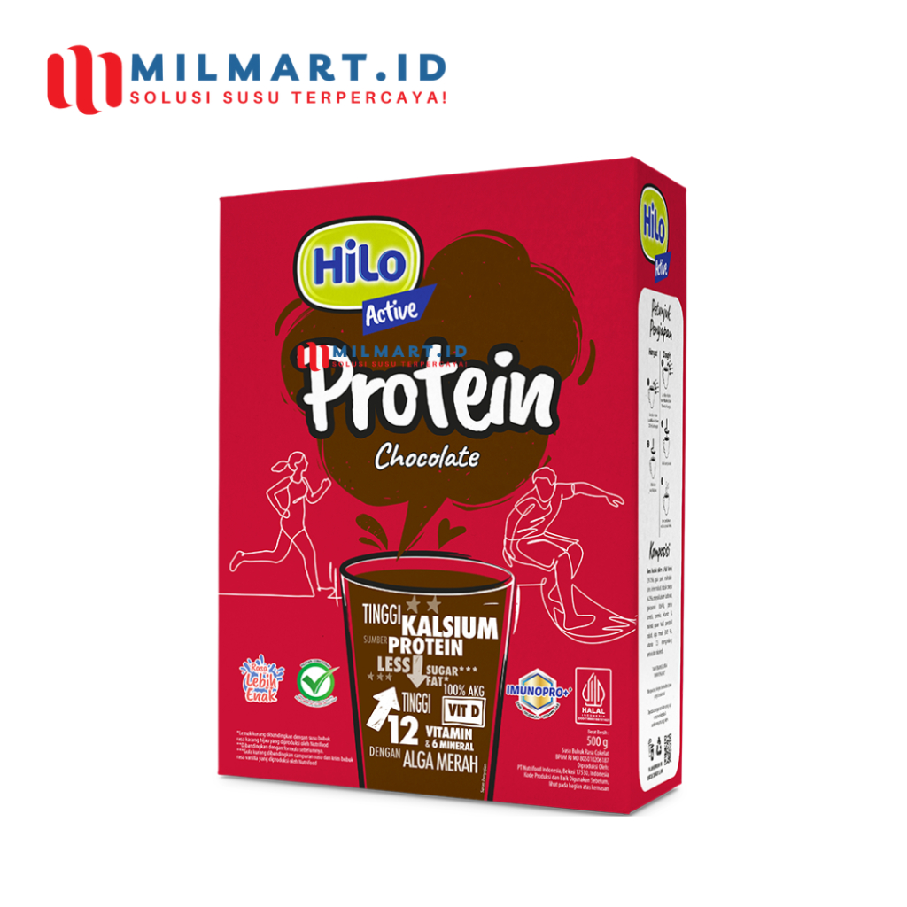 Jual HILO ACTIVE COKLAT 500 G SUSU NUTRISI DEWASA HILO CHOCOLATE ...