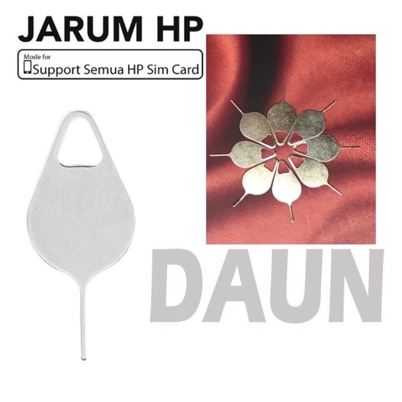 Jual SIM Ejector HP Motif daun | Shopee Indonesia