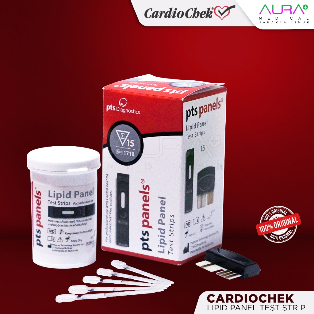 Jual Cek Kolesterol Lengkap (LIPID) - CardioCheck Lipid Panel (STRIP ...