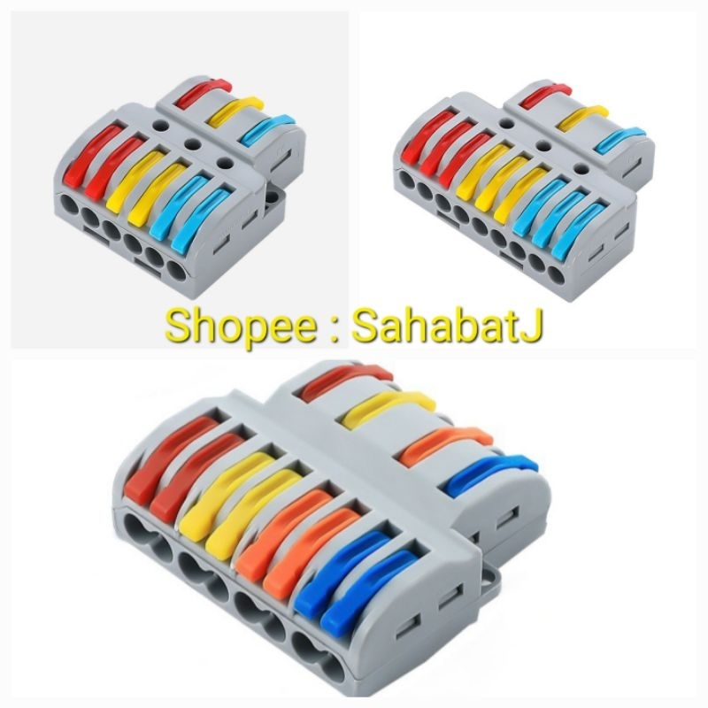 Jual Konektor Kabel Wago SPL-84 / SPL-93 / SPL-63 Wire Connector Terminal Block SPL PCT | Shopee ...
