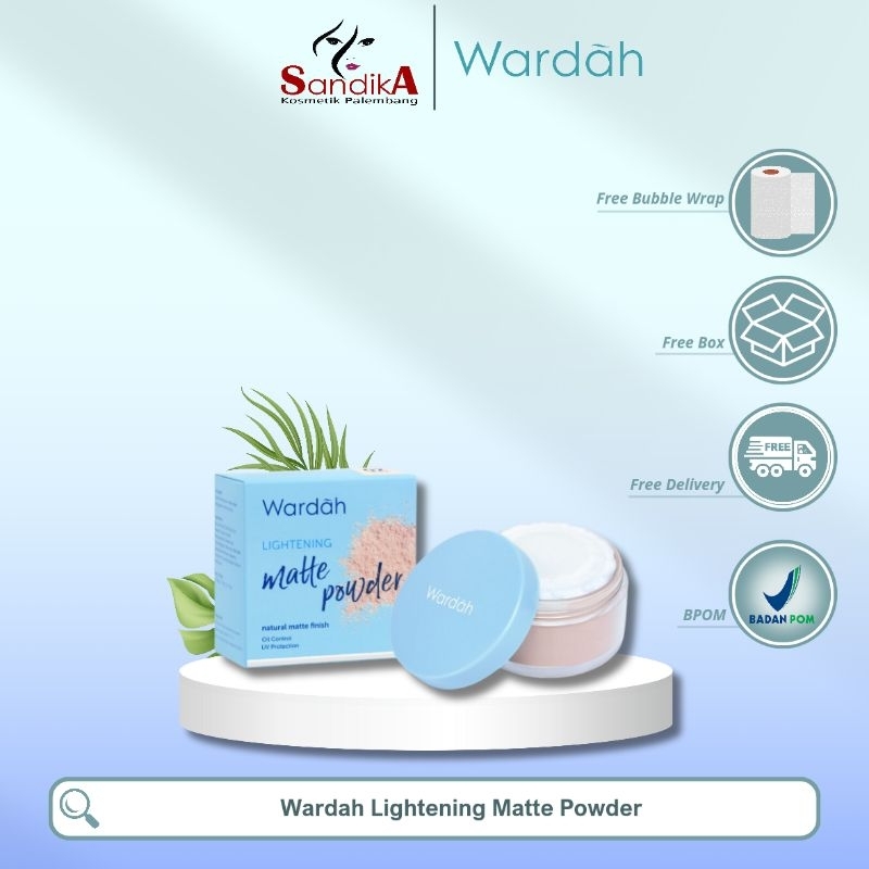 Jual WARDAH Lightening Matte Powder / Loose Powder 20gr | Shopee Indonesia