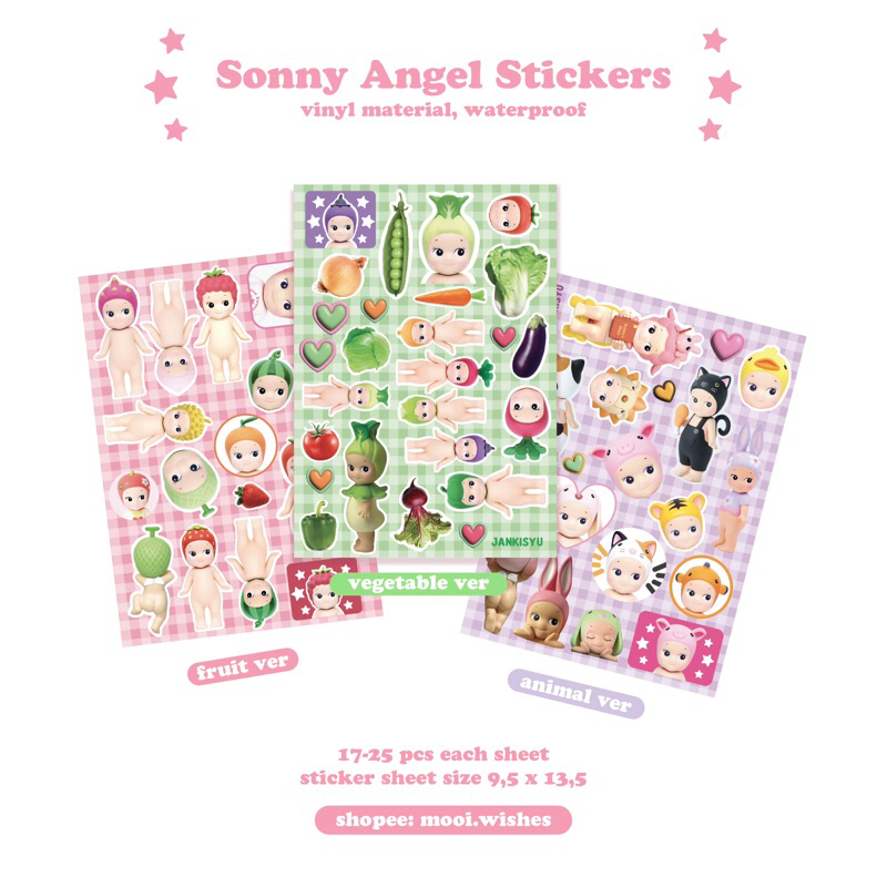 Jual Sticker Sonny Angel Sheet Deco Handphone Laptop Journaling Penpal ...