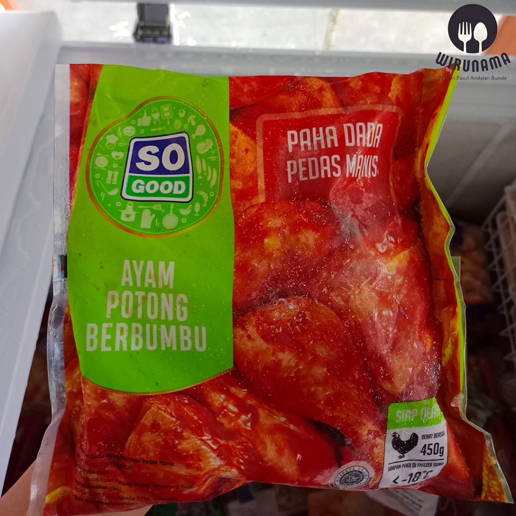 Jual So Good Ayam Paha Dada Pedas Manis 450 gram Ayam Ungkep Siap Saji ...