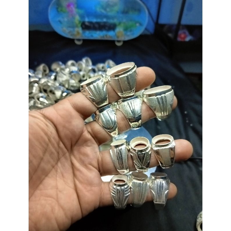 Jual ring perak model clasic dof | Shopee Indonesia