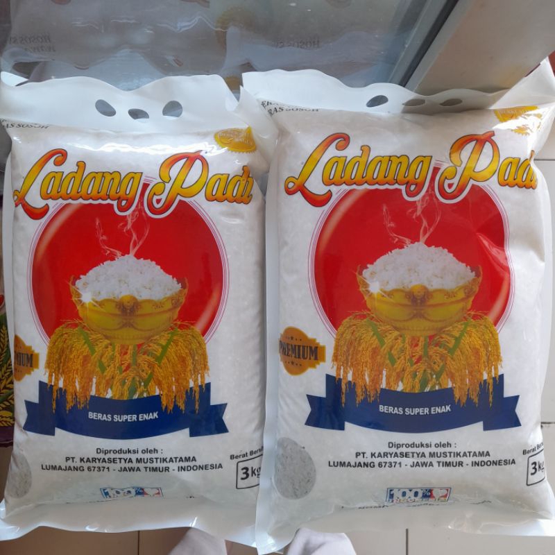 Jual Beras ladang padi 3kg | Shopee Indonesia