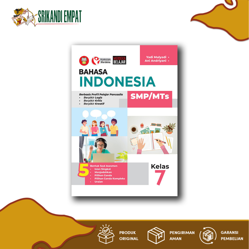 Jual Buku Teks Pendamping Bahasa Indonesia SMP/MTs Kelas 7 (Kurikulum Merdeka) | Shopee Indonesia
