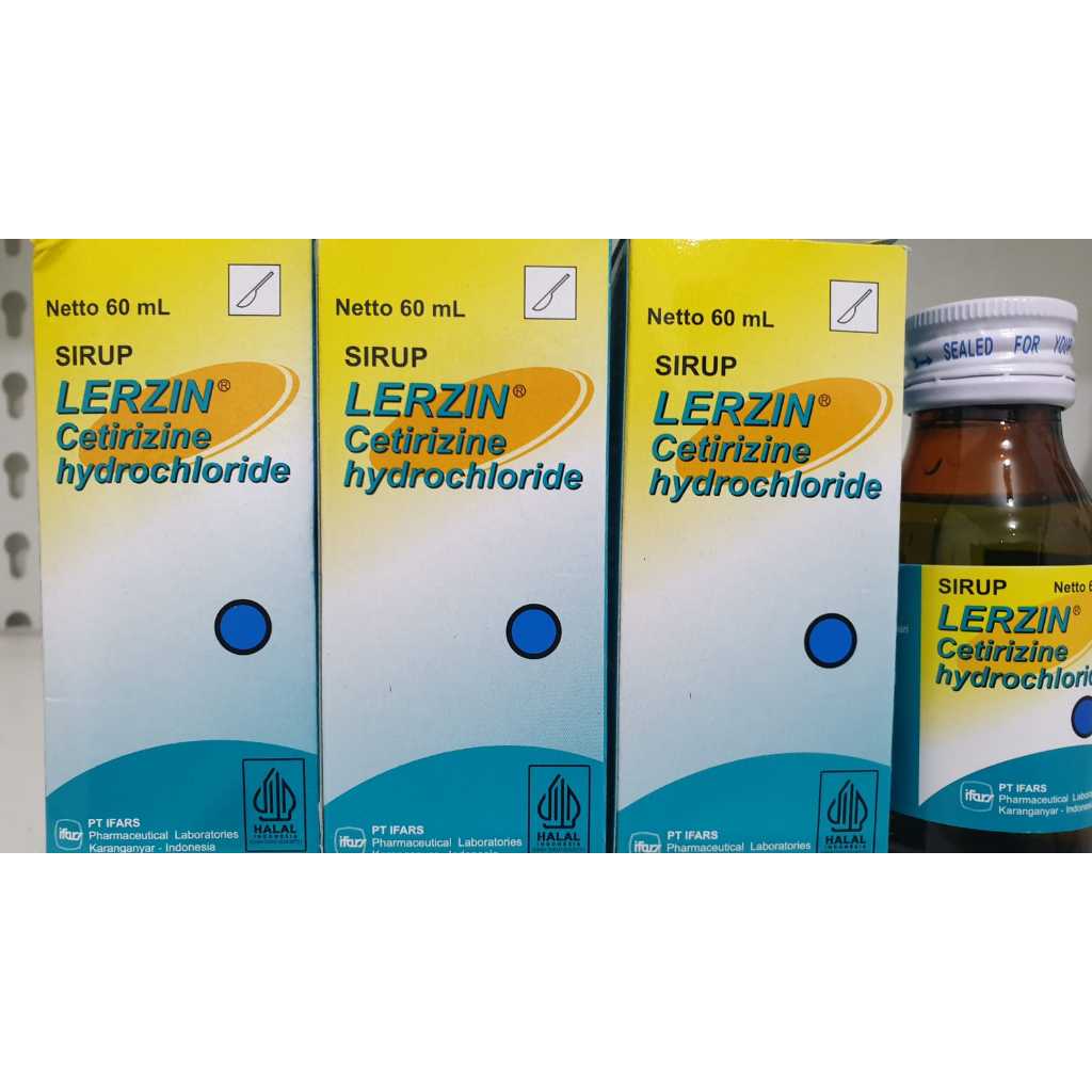 Jual Lerzin sirup (cetirizine) netto 60ml. | Shopee Indonesia