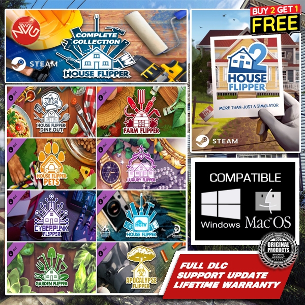 Jual House Flipper Complete Collection WIN MAC OS PC Original | Shopee Indonesia