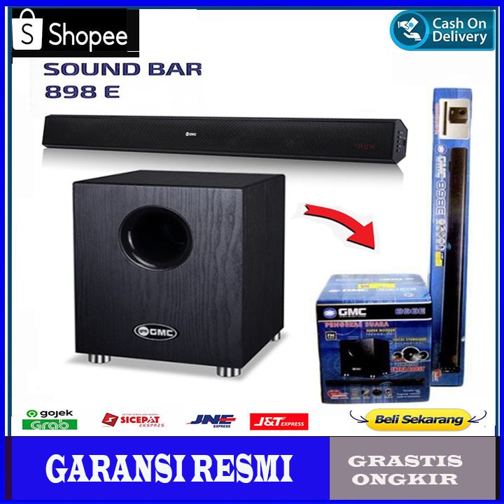 Jual Speaker GMC Speaker Soundbar 898E/GMC 898G Bluetooth Suara exstra ...