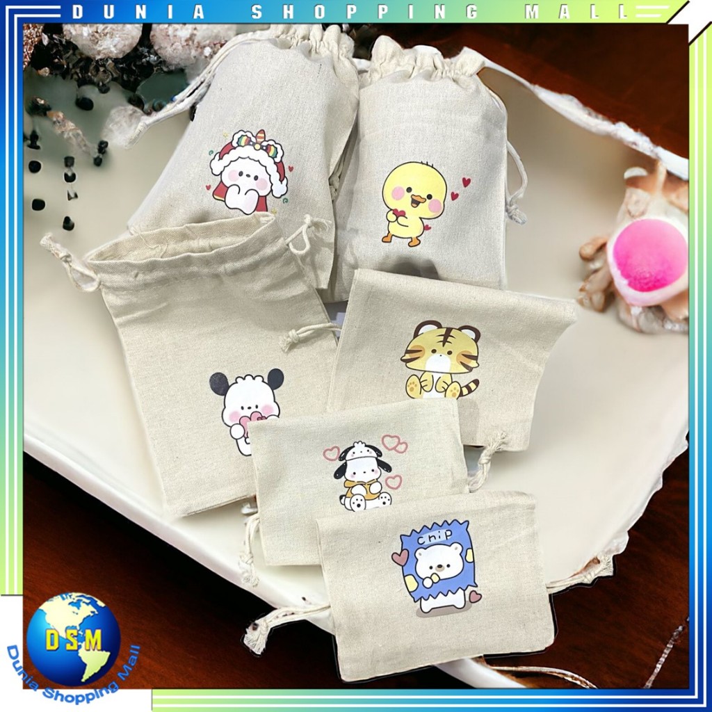 Jual DSM Travel Pouch Organizer Serbaguna Tas Serut Kosmetik Motif ...