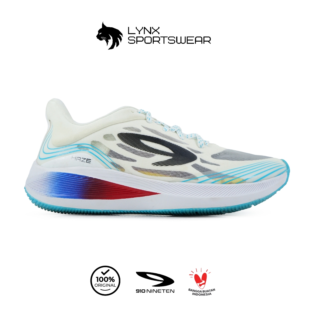 Jual 910 NINETEN Running Shoes HAZE VISION 1.0 - PUTIH/BIRU MUDA ...