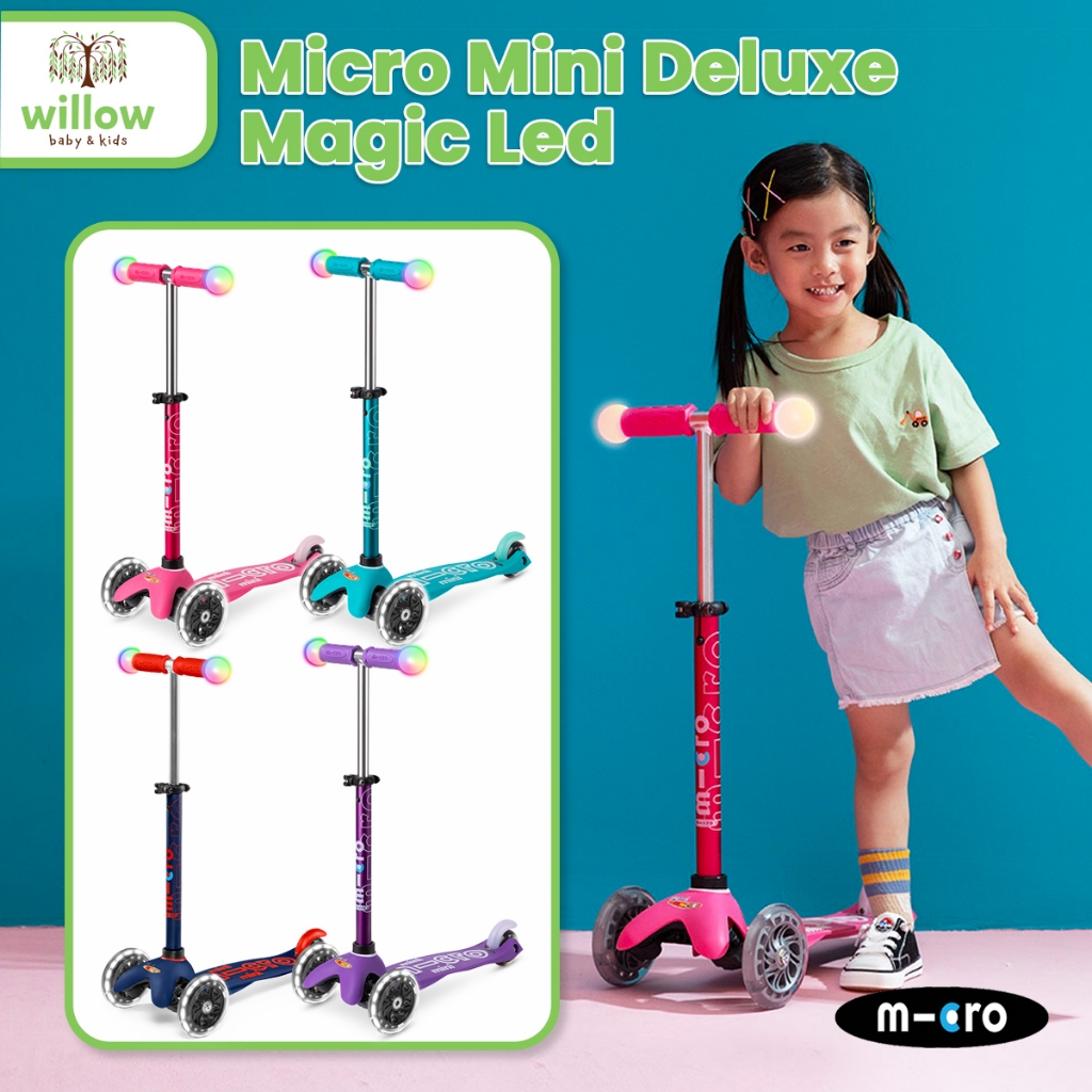 Jual Otoped - Micro Scooter Mini Micro Deluxe Magic Led | Shopee Indonesia