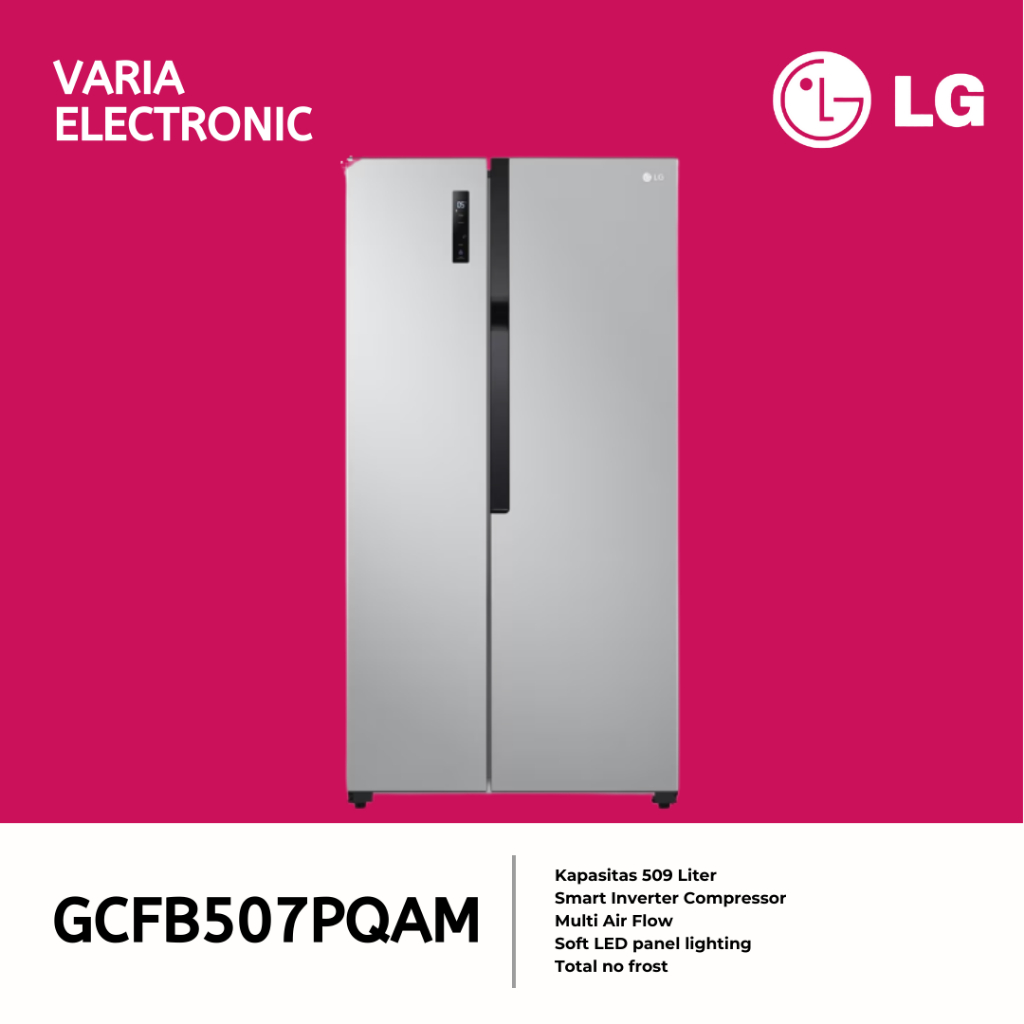 Jual Kulkas Side By Side LG GCFB507PQAM Smart Inverter Compressor ...