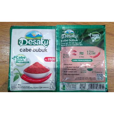 Jual Cabe Bubuk Desaku 15 gr | Shopee Indonesia
