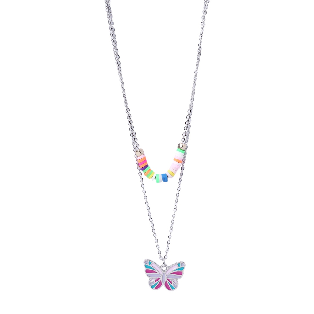 Jual Stroberi Double Chain & Beads Necklace | Shopee Indonesia