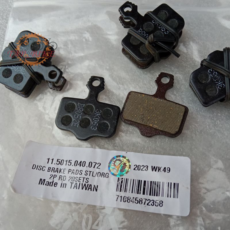 Jual SRAM Disc Brake Pads Organic With Steel Backing Plate Road 2-Piece ...
