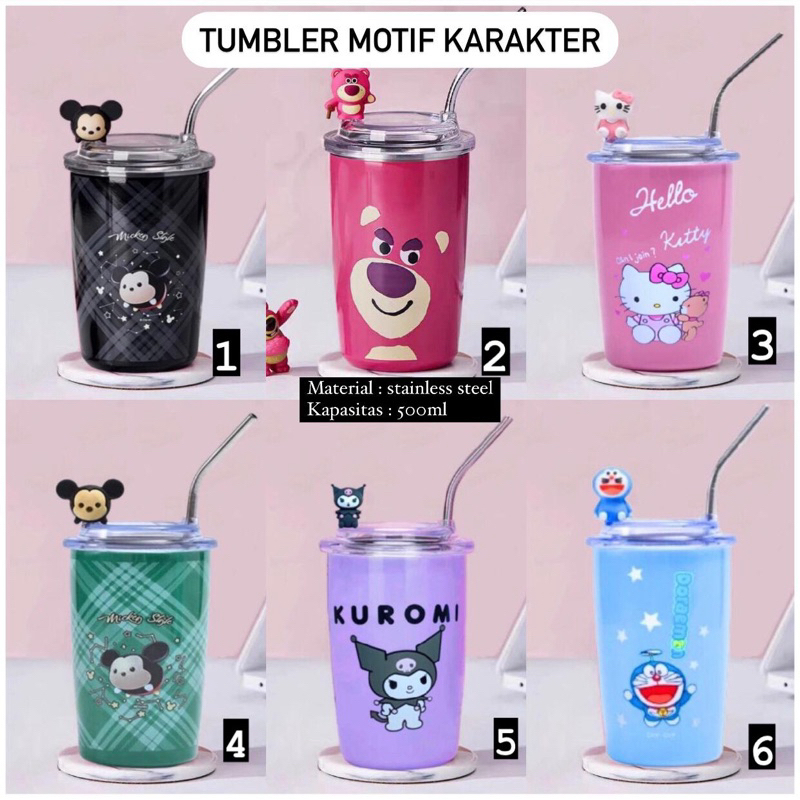 Jual botol termos stainless thumbler minum 500ml | Shopee Indonesia