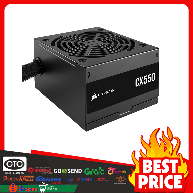 Jual Power Supply Corsair CX550 - 550W 80+ Bronze | Shopee Indonesia