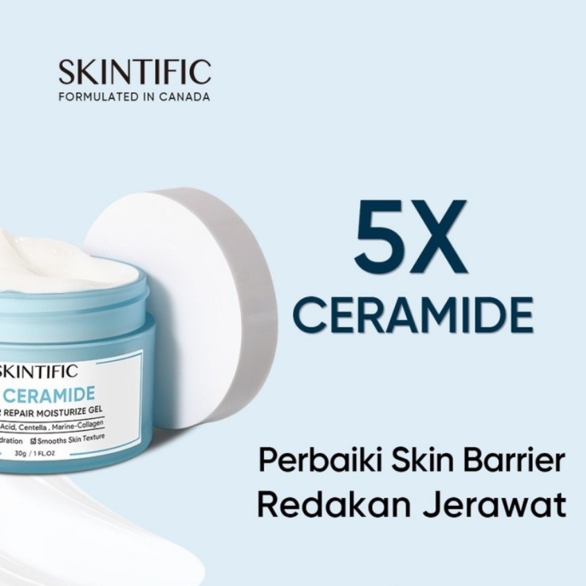 Jual SKINTIFIC 5X Ceramide Barrier Repair Moisture Gel 30Gr - 80gr ...