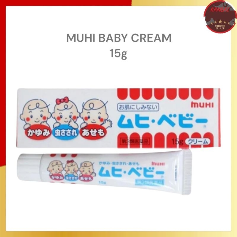 Jual MUHI Baby Cream 15g (Salep Gatal Bayi & Anak) - Original Japan ...