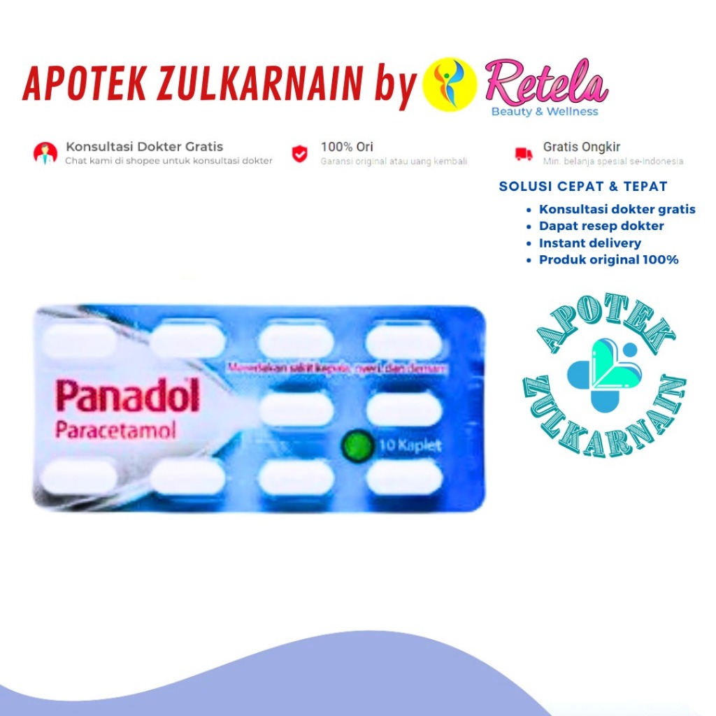 Jual Panadol Caplet Blister 10 Tablet | Shopee Indonesia