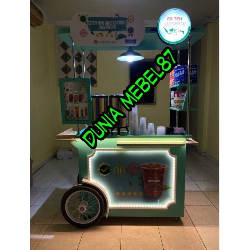 Jual GEROBAK ES TEH SOLO/BOOTH ES TEH | Shopee Indonesia