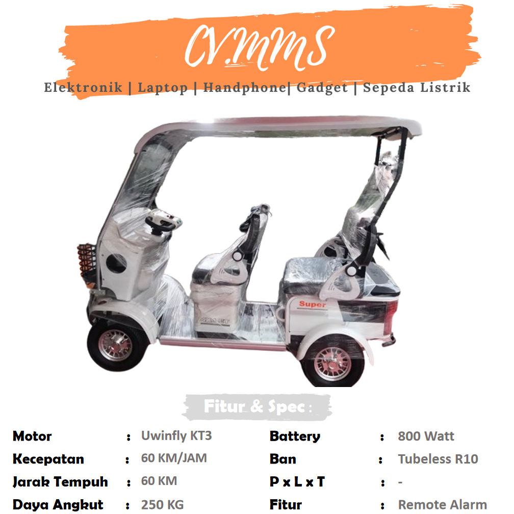 Jual Motor Listrik Uwinfly KT3 800 Watt | Shopee Indonesia