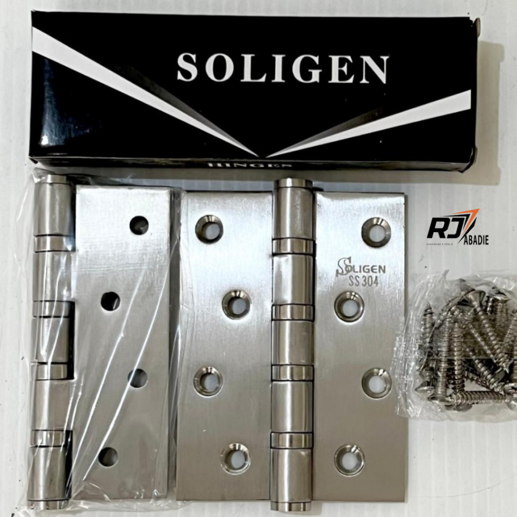 Jual [1SET] Engsel Stainless SS304 Bearing Pintu Jendela Tebal SOLIGEN ...