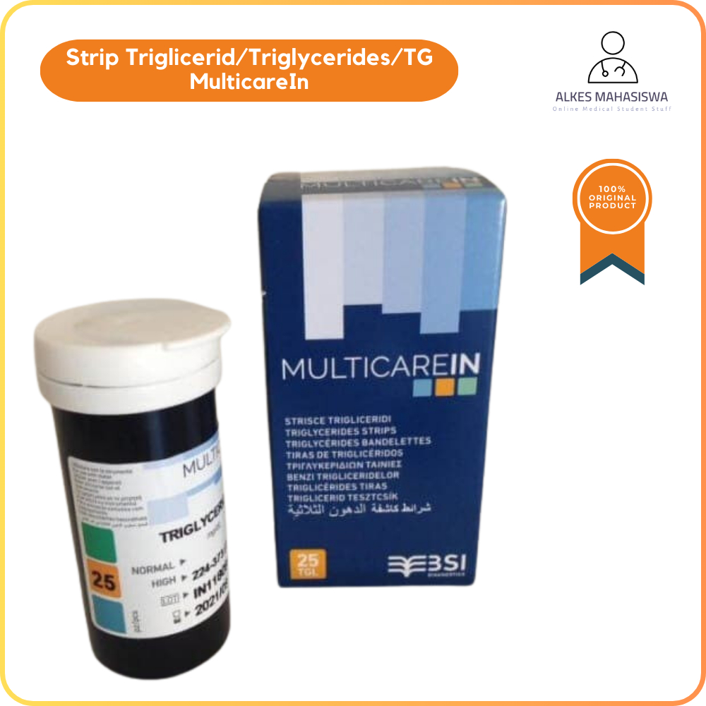 Jual StripTrigliserid Strip Triglicerid/Stik TG MultiCare In isi 25pcs ...