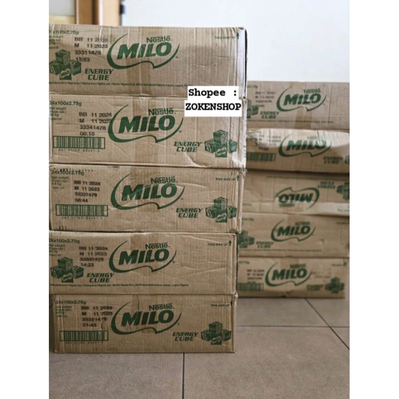 Jual KEMASAN BARU EXP MARET 2025 1 Dus Nestle Milo Cube 100 isi 24 ...