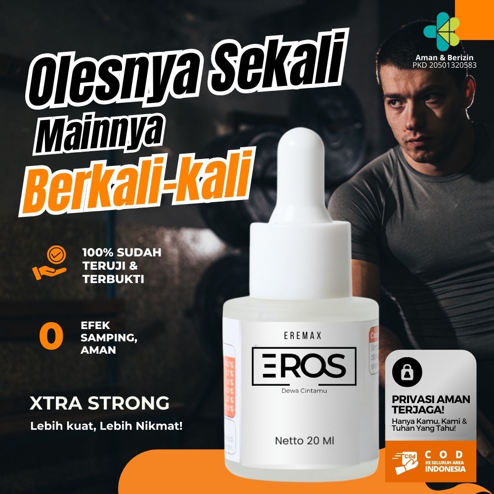 Jual (ORIGINAL) EROS Tetes Pria Perkasa Original Eros Dewa Cintamu Kuat ...