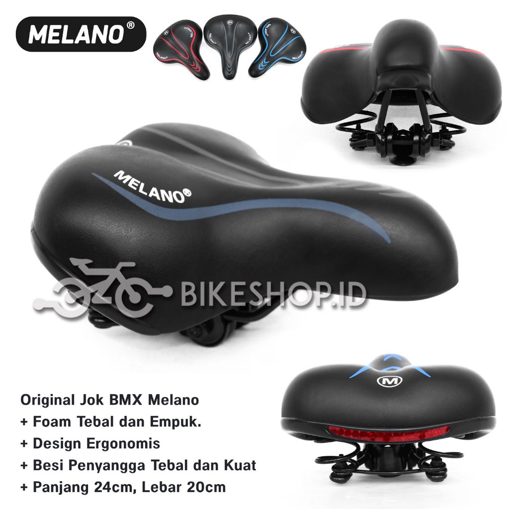 Jual Jok Saddle Lebar Empuk Melano PER Sepeda Mini CTB Lipat Dan Lain ...
