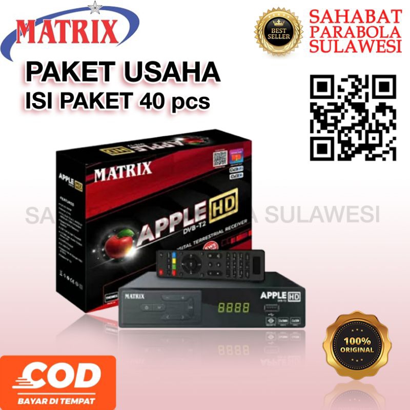 Jual PAKET USAHA STB MATRIX APPLE MERAH | Shopee Indonesia