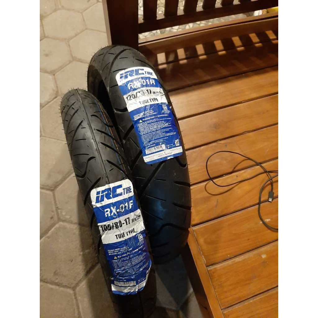 Jual BAN LUAR IRC TUBETYPE 100/80 & 120/70-17 ROAD WINNER RX-01F DEPAN BELAKANG MURAH | Shopee ...