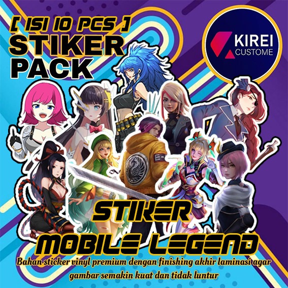 Jual STICKER MOBILE LEGEND 1 PACK | Shopee Indonesia