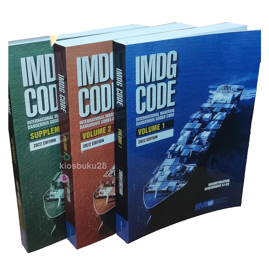 Jual Buku Teknik Pelayaran IMDG Code 2022 Edition Set Volume 1 2 Supplement | Shopee Indonesia