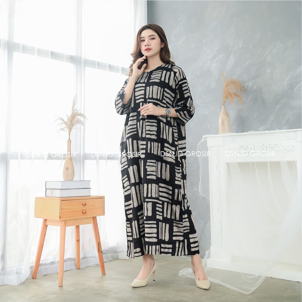 Jual Daster Gamis Semata Kaki / Long Daster Lengan 3/4 / Daster ...