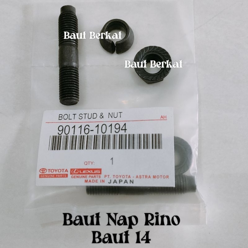 Jual Baut nap rino baja / baut as rino baut nap dyna dutro baut as roda ...
