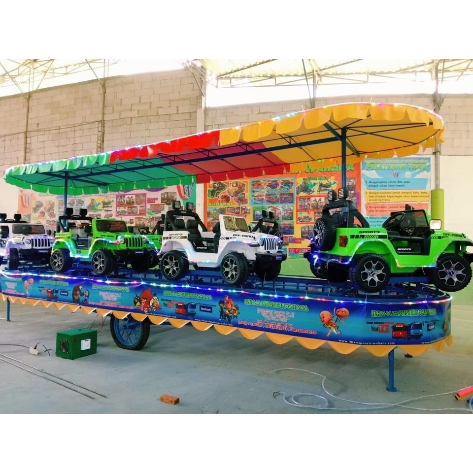 Jual odong kereta panggung model mobil besar // full mobil, tanpa ...