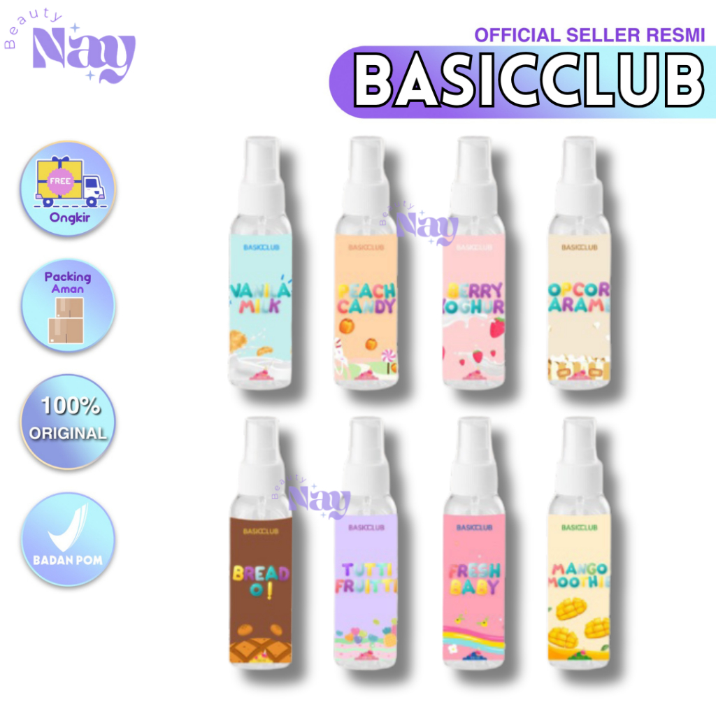 Jual BODY MIST BY BASICCLUB X GEAMOORE BODYMIST BASIC CLUB VANILA POPCORN PREMIUM | Shopee Indonesia