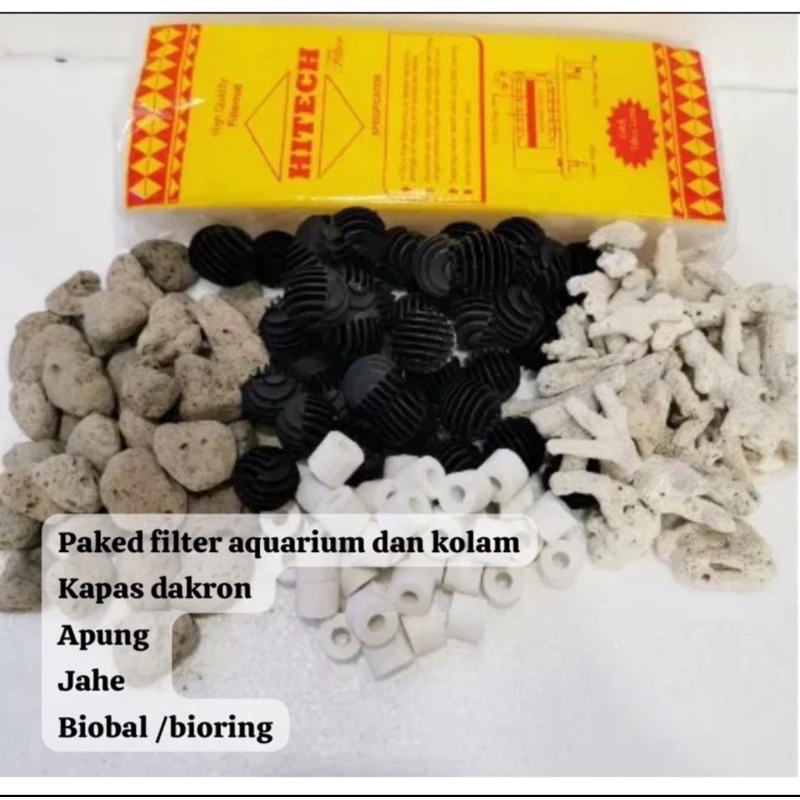 Jual PAKET HEMAT DAN SIMPLE PAKET MEDIA FILTER 5in1 AQUARIUM PENJERNIH ...