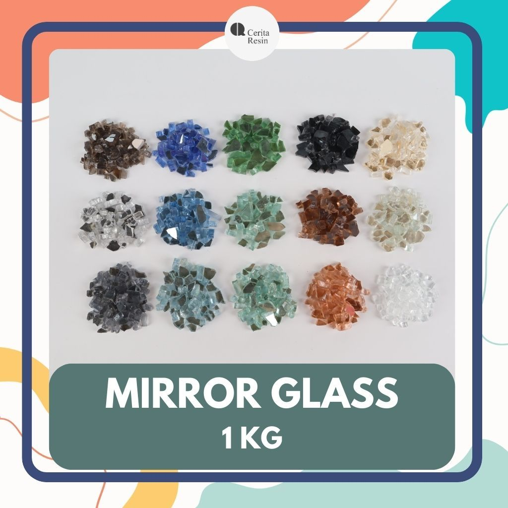 Jual Mirror Glass / Kaca Resin Art 1 KG | Shopee Indonesia
