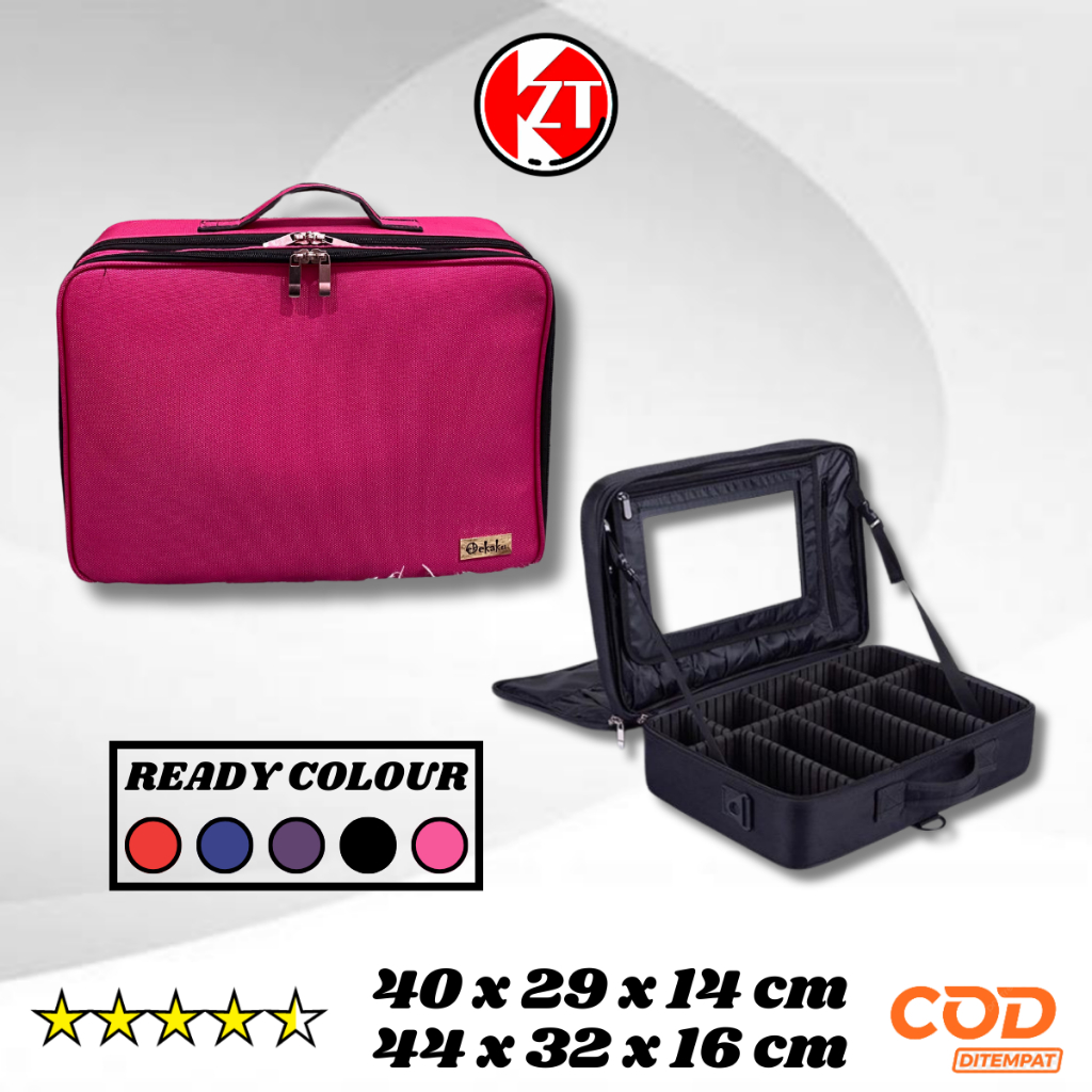 Jual Promo Tempat Make Up /Beautycase /Tempat Kosemetik Ukuran Besar ...