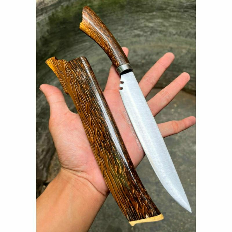 Jual PISAU BAJA ASLI KAYU RUYUNG STEELSTRIP INDUSTRI PISAU DAPUR ...