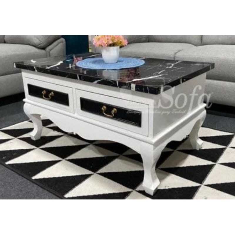 Jual Meja Klasik Cucuk manuk daun meja HPL motif marmer | Shopee Indonesia